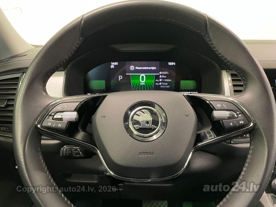 Grey Skoda Kodiaq 2024 in Tallinn, with an engine capacity of 1.97 L and mileage of 50 thousand km for 33990 €, photo 16 on AUTOMOTO.COM.LV