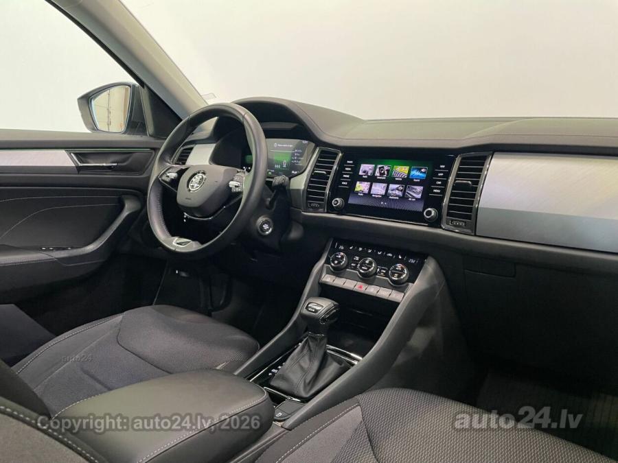Grey Skoda Kodiaq 2024 in Tallinn, with an engine capacity of 1.97 L and mileage of 62 thousand km for 33990 €, photo 12 on AUTOMOTO.COM.LV