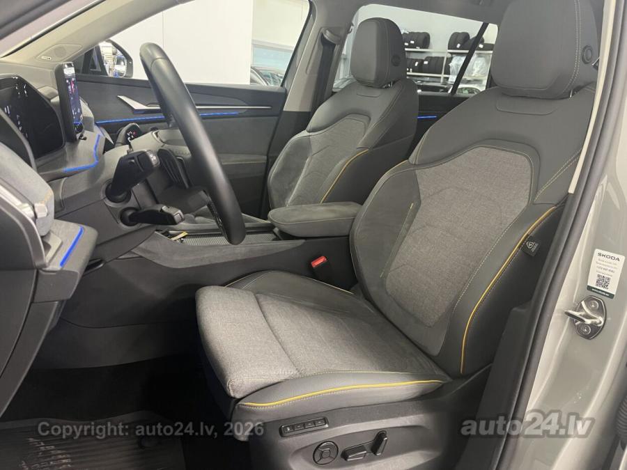 Серый Шкода Kodiaq 2024 в Таллин, объемом двигателя 2.00 л и пробегом 27 тыс. км за 42900 €, фото 8 на AUTOMOTO.COM.LV