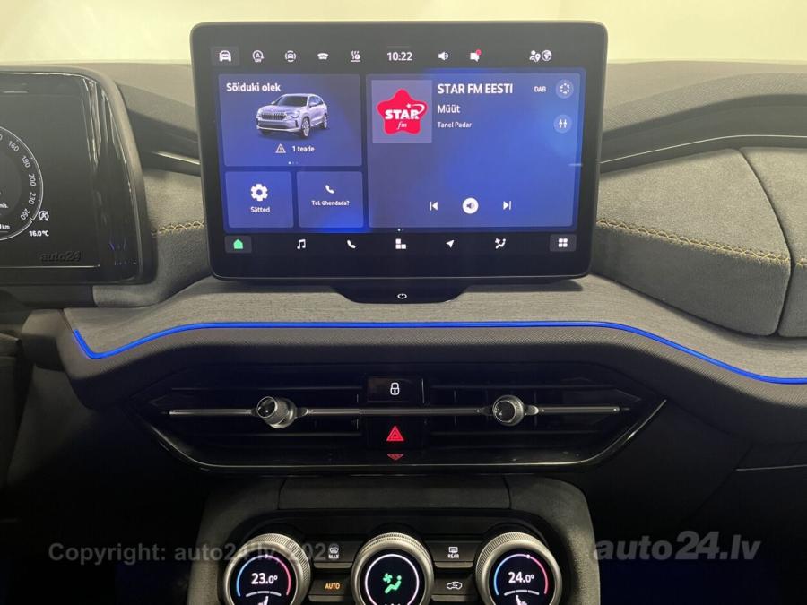 Серый Шкода Kodiaq 2024 в Таллин, объемом двигателя 2.00 л и пробегом 27 тыс. км за 42900 €, фото 12 на AUTOMOTO.COM.LV