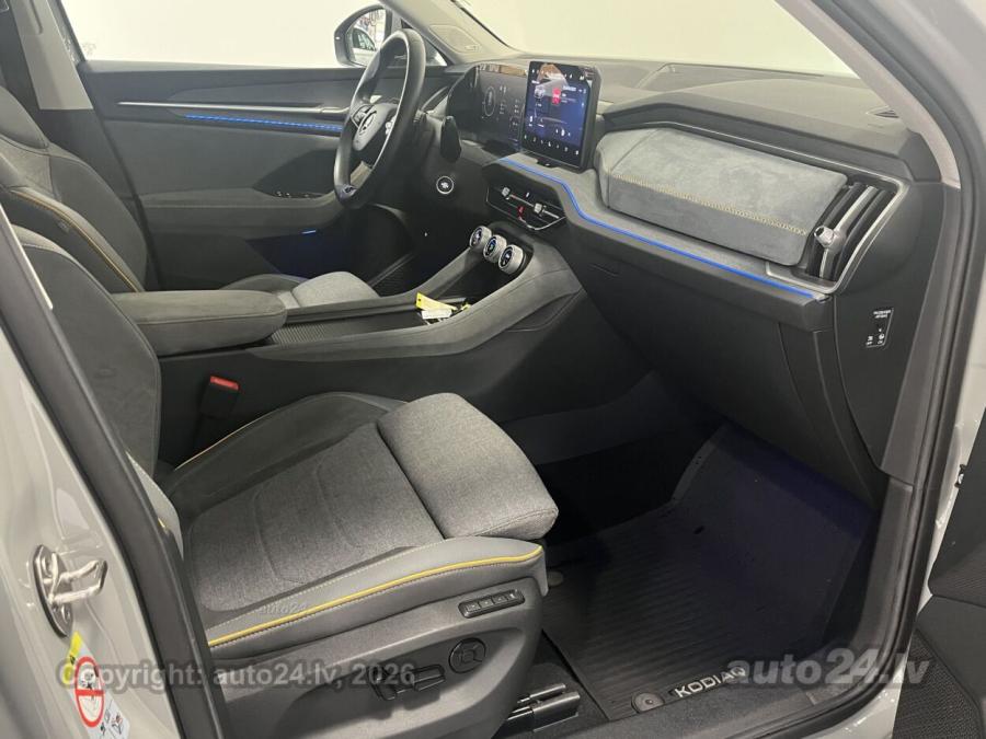 Серый Шкода Kodiaq 2024 в Таллин, объемом двигателя 2.00 л и пробегом 27 тыс. км за 42900 €, фото 17 на AUTOMOTO.COM.LV