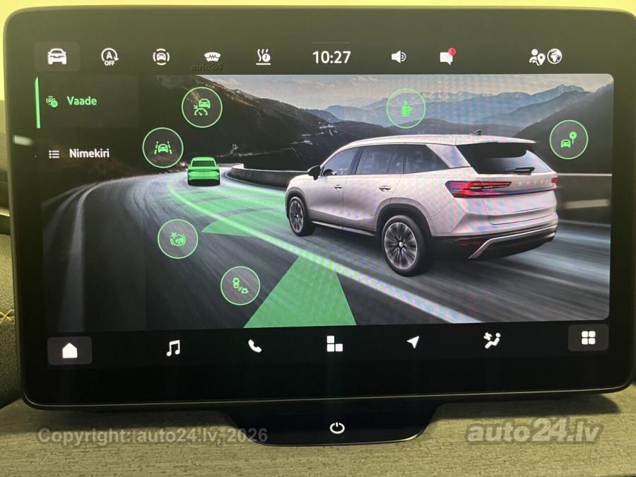Серый Шкода Kodiaq 2024 в Таллин, объемом двигателя 2.00 л и пробегом 27 тыс. км за 42900 €, фото 21 на AUTOMOTO.COM.LV