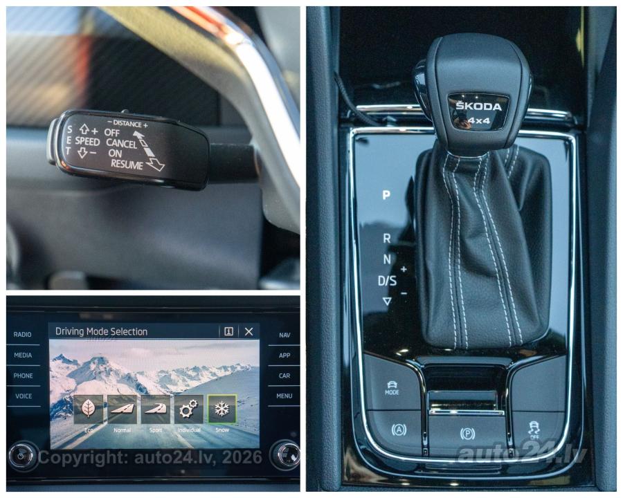 Pelēks Skoda Kodiaq 2024 Tallina, ar dzinēja tilpumu 2.00 L un nobraukumu 45 tūkst. km par 35900 €, foto 16 vietnē AUTOMOTO.COM.LV