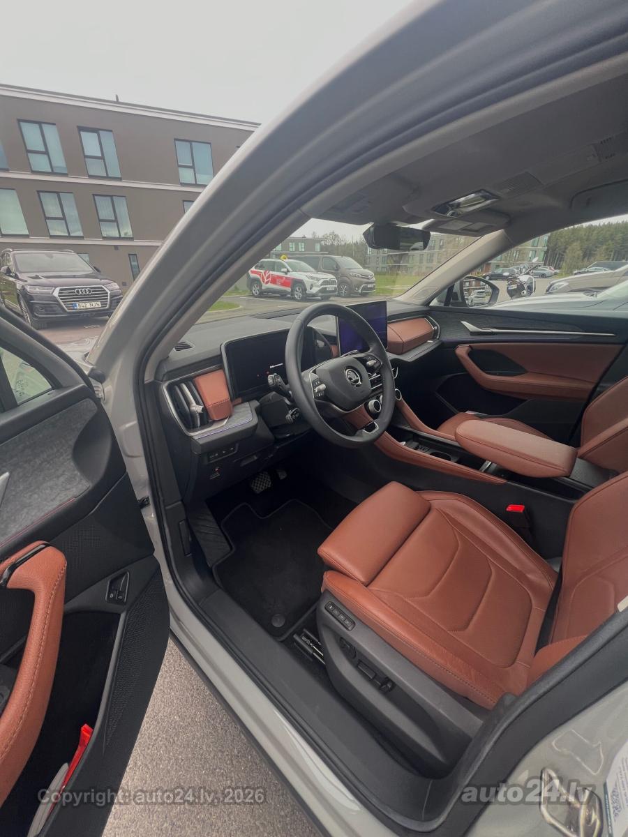 Grey Skoda Kodiaq 2024 in Tallinn, with an engine capacity of 1.50 L and mileage of 22 thousand km for 41000 €, photo 6 on AUTOMOTO.COM.LV