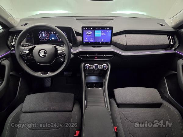 Grey Skoda Kodiaq 2024 in Tallinn, with an engine capacity of 2.00 L and mileage of 25 thousand km for 41900 €, photo 7 on AUTOMOTO.COM.LV