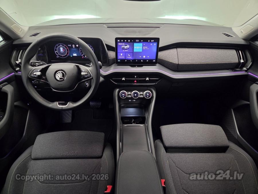Серый Шкода Kodiaq 2024 в Таллин, объемом двигателя 2.00 л и пробегом 25 тыс. км за 41900 €, фото 8 на AUTOMOTO.COM.LV
