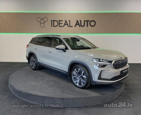Grey Skoda Kodiaq 2024 in Tallinn, with an engine capacity of 1.50 L and mileage of 27 thousand km for 39990 €, photo 5 on AUTOMOTO.COM.LV