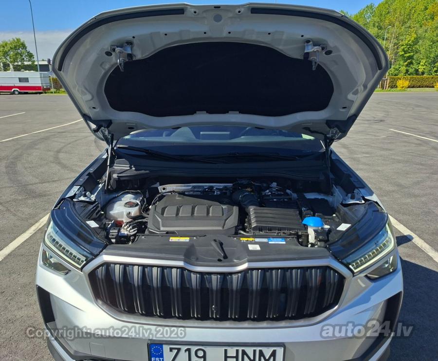 Grey Skoda Kodiaq 2024 in Tallinn, with an engine capacity of 2.00 L and mileage of 31 thousand km for 39900 €, photo 8 on AUTOMOTO.COM.LV