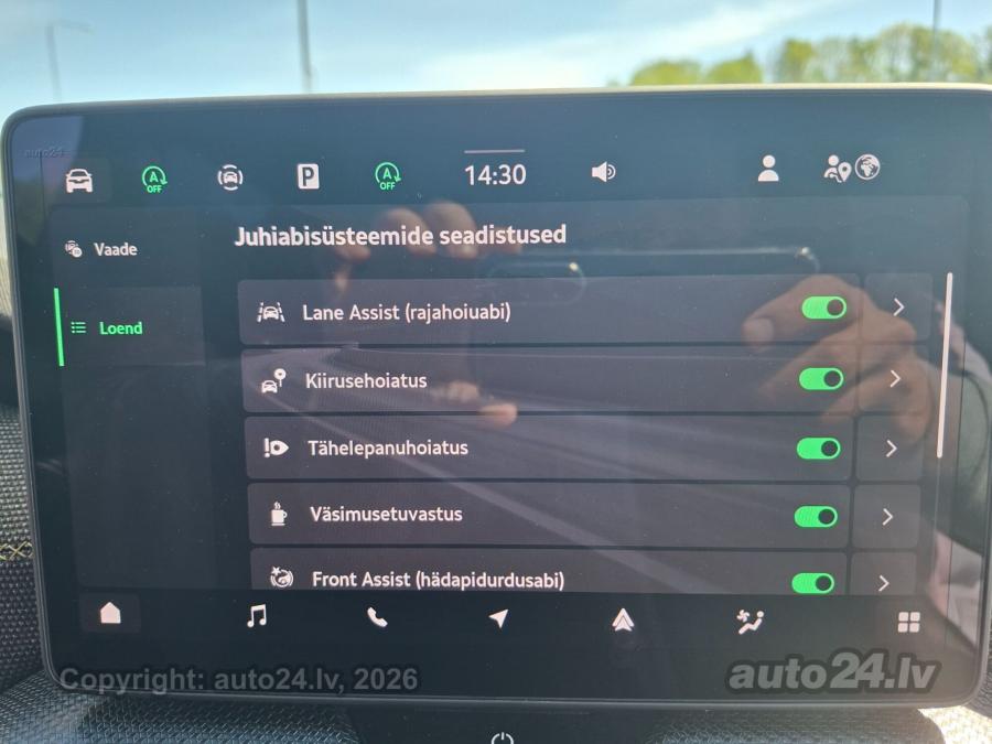 Grey Skoda Kodiaq 2024 in Tallinn, with an engine capacity of 2.00 L and mileage of 31 thousand km for 39900 €, photo 10 on AUTOMOTO.COM.LV