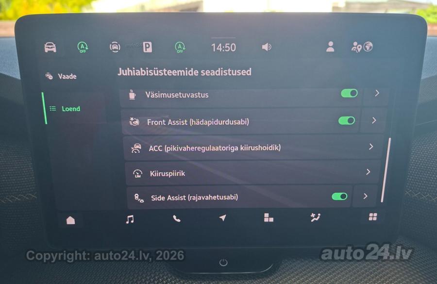 Grey Skoda Kodiaq 2024 in Tallinn, with an engine capacity of 2.00 L and mileage of 31 thousand km for 39900 €, photo 11 on AUTOMOTO.COM.LV