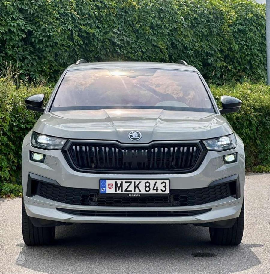 Серый Шкода Kodiaq 2024 в Вильнюс, объемом двигателя 2.00 л и пробегом 72 тыс. км за 34900 €, фото 3 на AUTOMOTO.COM.LV
