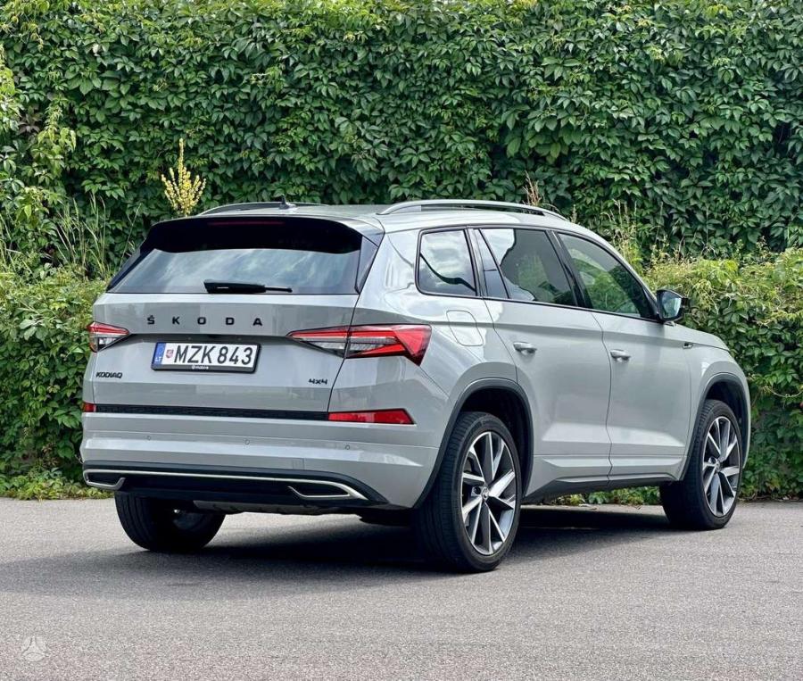 Серый Шкода Kodiaq 2024 в Вильнюс, объемом двигателя 2.00 л и пробегом 72 тыс. км за 34900 €, фото 12 на AUTOMOTO.COM.LV