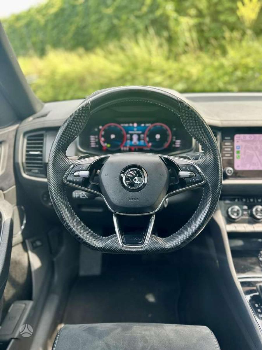 Серый Шкода Kodiaq 2024 в Вильнюс, объемом двигателя 2.00 л и пробегом 72 тыс. км за 34900 €, фото 14 на AUTOMOTO.COM.LV