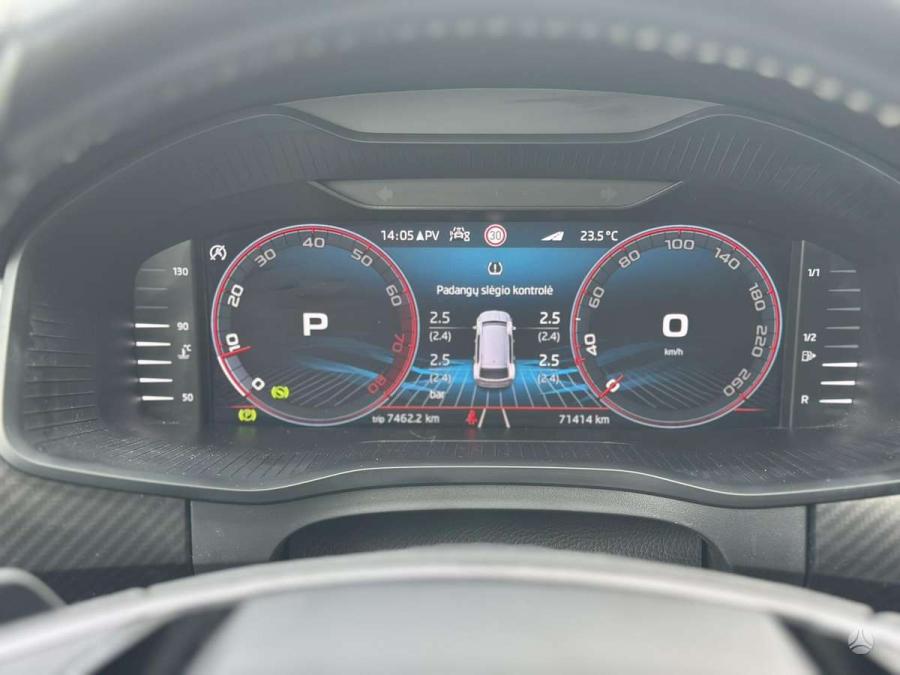 Серый Шкода Kodiaq 2024 в Вильнюс, объемом двигателя 2.00 л и пробегом 72 тыс. км за 34900 €, фото 15 на AUTOMOTO.COM.LV