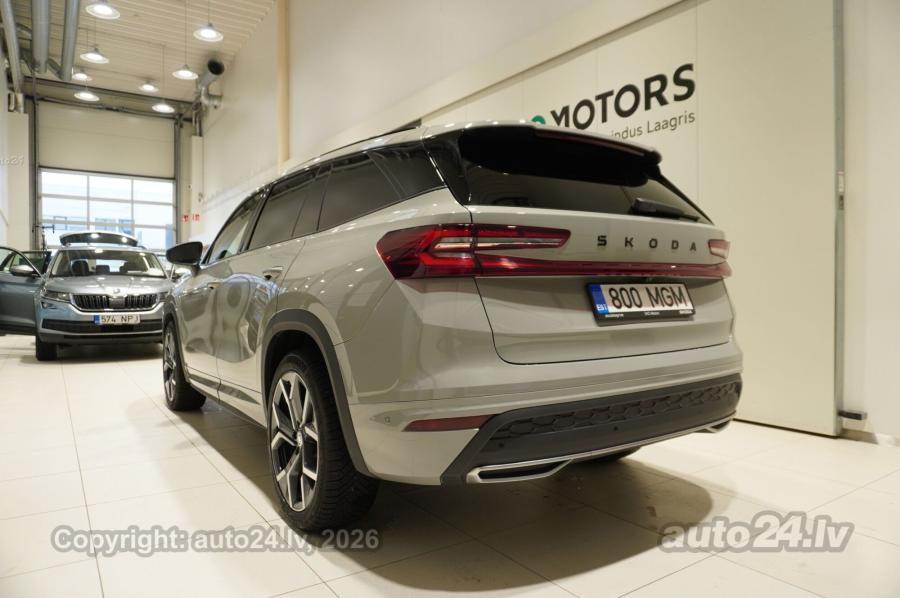 Серый Шкода Kodiaq 2024 в Таллин, объемом двигателя 2.00 л и пробегом 29 тыс. км за 46900 €, фото 3 на AUTOMOTO.COM.LV