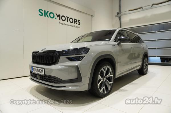 Grey Skoda Kodiaq 2024 in Tallinn, with an engine capacity of 2.00 L and mileage of 29 thousand km for 46900 €, photo 1 on AUTOMOTO.COM.LV
