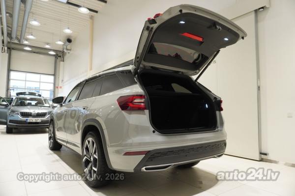 Grey Skoda Kodiaq 2024 in Tallinn, with an engine capacity of 2.00 L and mileage of 29 thousand km for 46900 €, photo 7 on AUTOMOTO.COM.LV