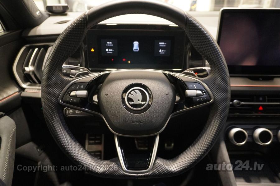 Pelēks Skoda Kodiaq 2024 Tallina, ar dzinēja tilpumu 2.00 L un nobraukumu 29 tūkst. km par 46900 €, foto 26 vietnē AUTOMOTO.COM.LV