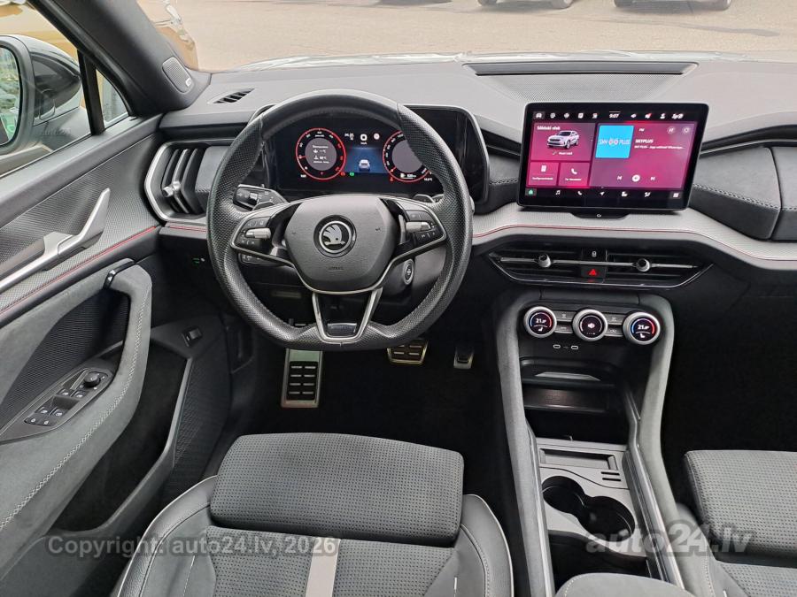 Grey Skoda Kodiaq 2024 in Tartu, with an engine capacity of 2.00 L and mileage of 64 thousand km for 45900 €, photo 4 on AUTOMOTO.COM.LV