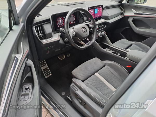Pelēks Skoda Kodiaq 2024 Tartu, ar dzinēja tilpumu 2.00 L un nobraukumu 64 tūkst. km par 45900 €, foto 5 vietnē AUTOMOTO.COM.LV
