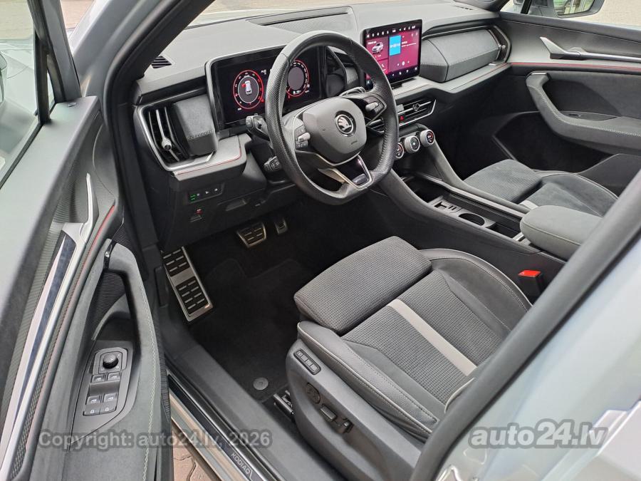 Grey Skoda Kodiaq 2024 in Tartu, with an engine capacity of 2.00 L and mileage of 64 thousand km for 45900 €, photo 5 on AUTOMOTO.COM.LV
