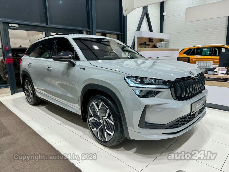 Grey Skoda Kodiaq 2025 in Rakvere, with an engine capacity of 1.50 L and mileage of 6 thousand km for 44300 €, photo 1 on AUTOMOTO.COM.LV