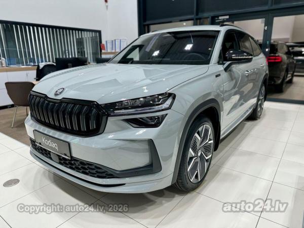 Pelēks Skoda Kodiaq 2025 Rakvere, ar dzinēja tilpumu 1.50 L un nobraukumu 6 tūkst. km par 44300 €, foto 2 vietnē AUTOMOTO.COM.LV