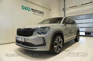 Grey Skoda Kodiaq 2025 in Tallinn, with an engine capacity of 2.00 L and mileage of 12 thousand km for 51900 €, photo  on AUTOMOTO.COM.LV