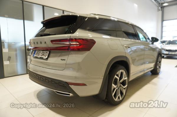 Pelēks Skoda Kodiaq 2025 Tallina, ar dzinēja tilpumu 2.00 L un nobraukumu 12 tūkst. km par 51900 €, foto 3 vietnē AUTOMOTO.COM.LV
