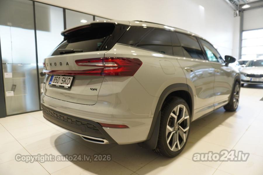 Серый Шкода Kodiaq 2025 в Таллин, объемом двигателя 2.00 л и пробегом 12 тыс. км за 51900 €, фото 4 на AUTOMOTO.COM.LV