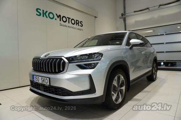 Grey Skoda Kodiaq 2025 in Tallinn, with an engine capacity of 1.50 L and mileage of 16 thousand km for 41900 €, photo 1 on AUTOMOTO.COM.LV
