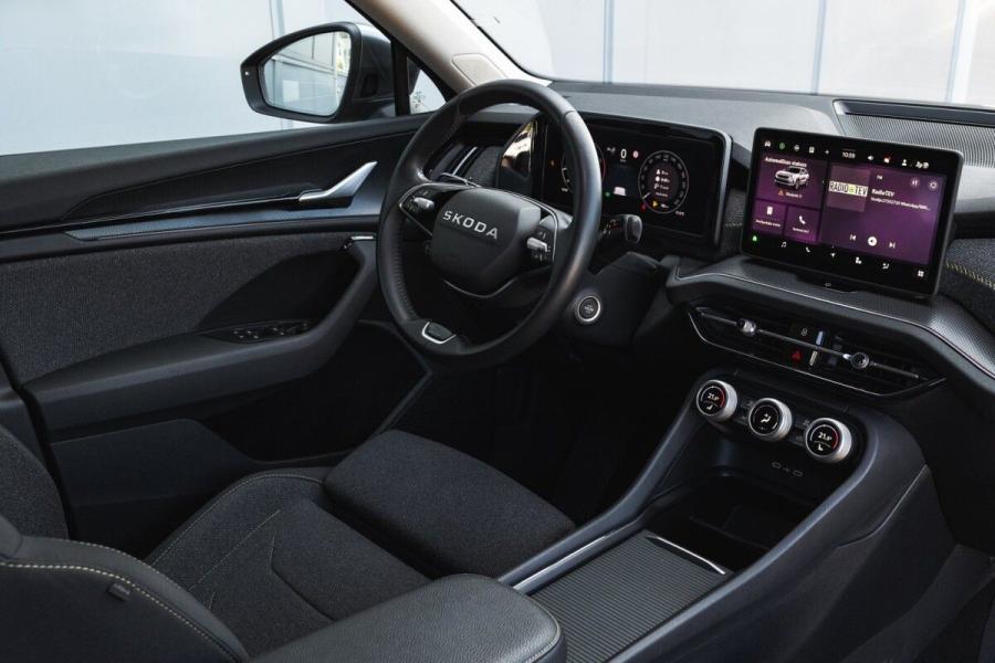 Pelēks Skoda Kodiaq 2025 Ventspils, ar dzinēja tilpumu 1.50 L un nobraukumu 29 tūkst. km par 37950 €, foto 17 vietnē AUTOMOTO.COM.LV