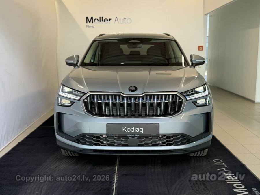 Grey Skoda Kodiaq 2026 in Parnu, with an engine capacity of 1.50 L and mileage of 5 thousand km for 41601 €, photo 2 on AUTOMOTO.COM.LV