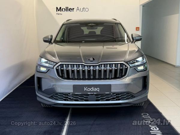 Grey Skoda Kodiaq 2026 in Parnu, with an engine capacity of 1.50 L and mileage of 5 thousand km for 41351 €, photo 2 on AUTOMOTO.COM.LV