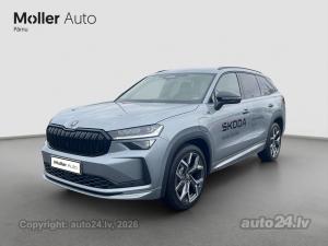 Pelēks Skoda Kodiaq 2026 Pērnava, ar dzinēja tilpumu 1.50 L un nobraukumu 2 tūkst. km par 44900 €, foto  vietnē AUTOMOTO.COM.LV