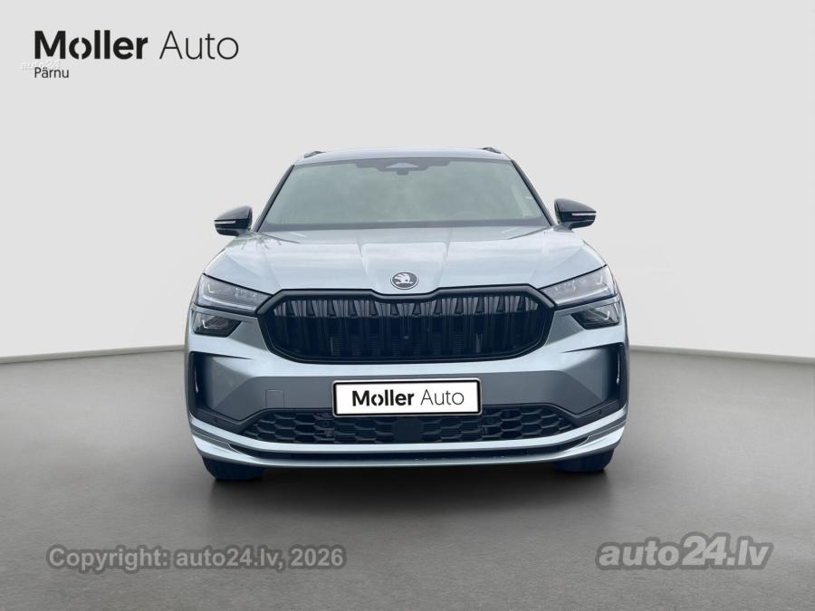 Grey Skoda Kodiaq 2026 in Parnu, with an engine capacity of 1.50 L and mileage of 2 thousand km for 44900 €, photo 4 on AUTOMOTO.COM.LV