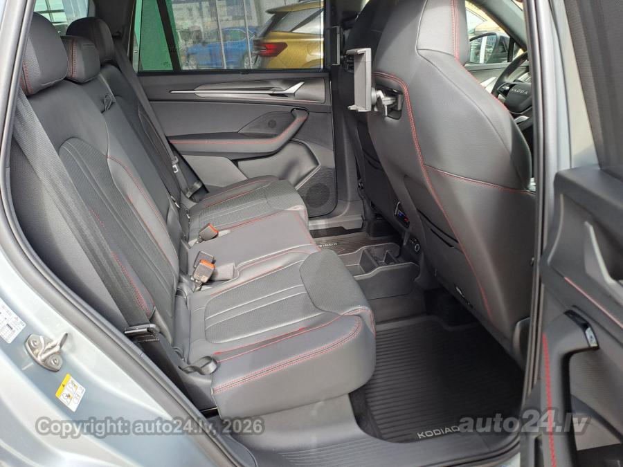 Grey Skoda Kodiaq 2026 in Tartu, with an engine capacity of 2.00 L and mileage of 6 thousand km for 55900 €, photo 7 on AUTOMOTO.COM.LV