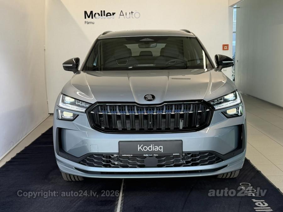 Grey Skoda Kodiaq 2026 in Parnu, with an engine capacity of 1.50 L and mileage of 0 thousand km for 44990 €, photo 3 on AUTOMOTO.COM.LV