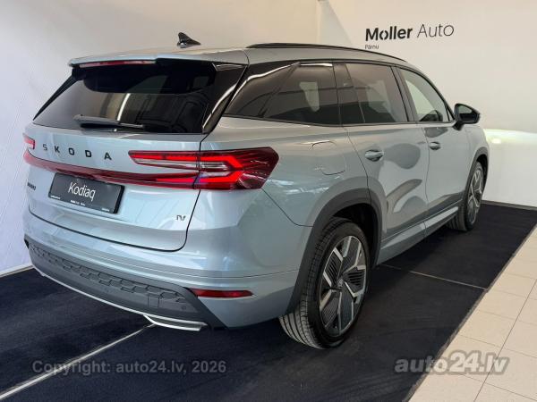 Grey Skoda Kodiaq 2026 in Parnu, with an engine capacity of 1.50 L and mileage of 0 thousand km for 44990 €, photo 4 on AUTOMOTO.COM.LV
