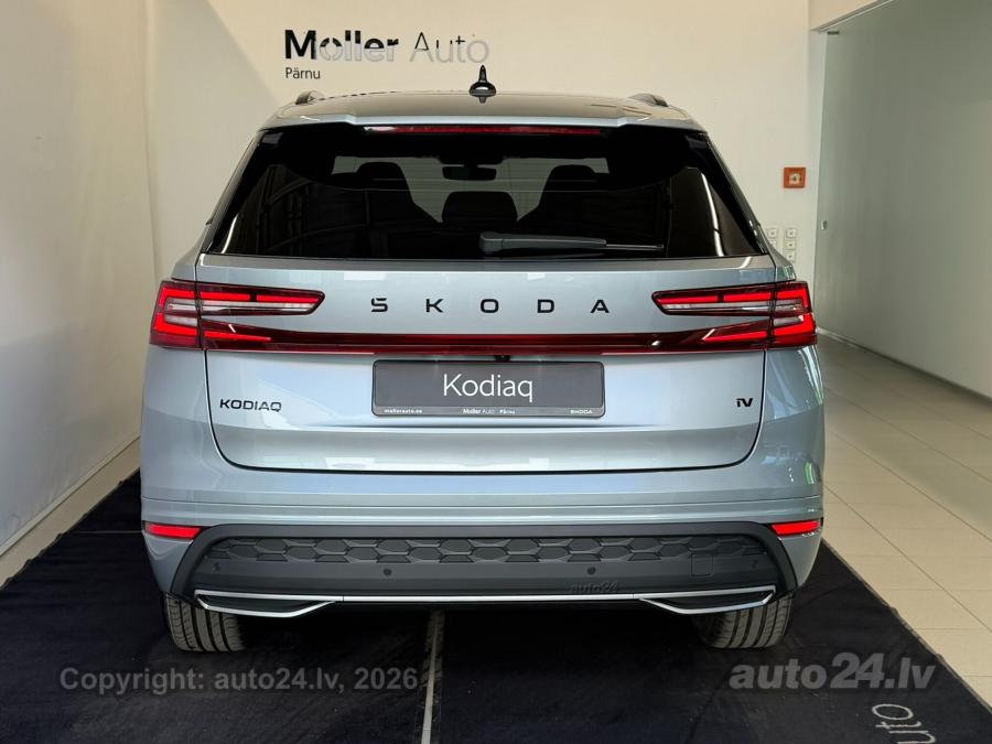 Grey Skoda Kodiaq 2026 in Parnu, with an engine capacity of 1.50 L and mileage of 0 thousand km for 44990 €, photo 5 on AUTOMOTO.COM.LV