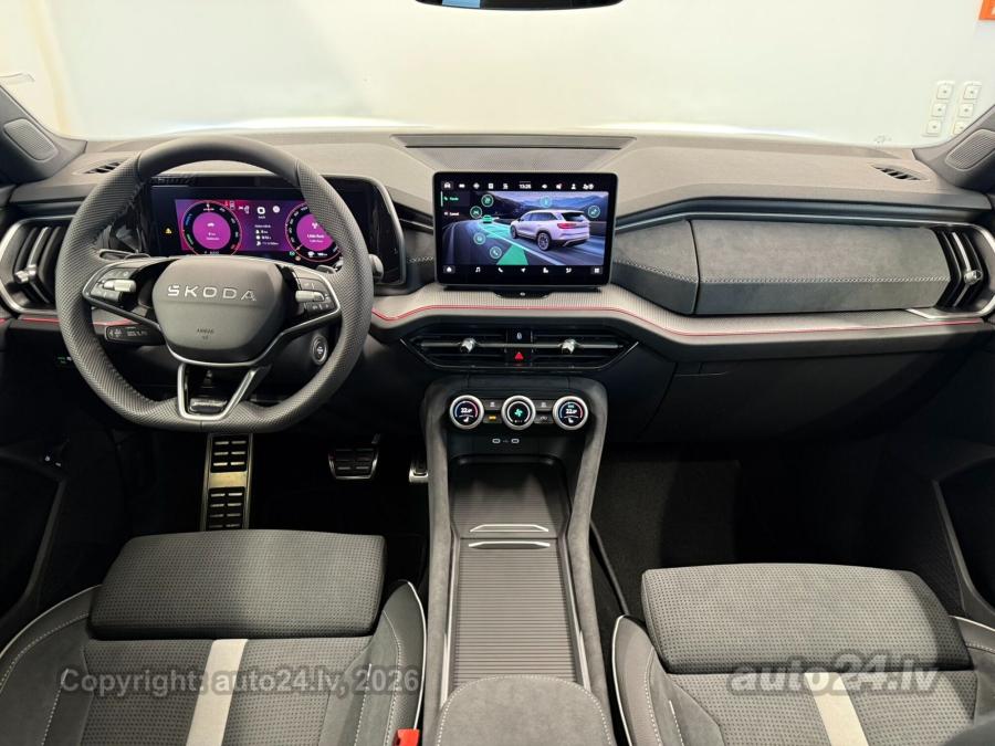 Grey Skoda Kodiaq 2026 in Parnu, with an engine capacity of 1.50 L and mileage of 0 thousand km for 44990 €, photo 7 on AUTOMOTO.COM.LV