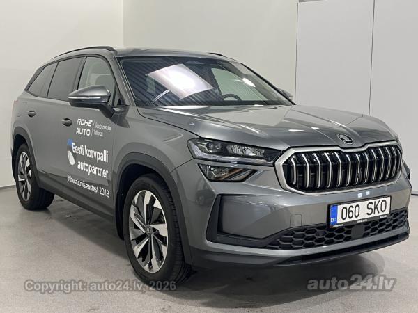 Skoda Kodiaq 2026 in Tallinn on AUTOMOTO.COM.LV Grey Skoda Kodiaq 2026 in Tallinn, with an engine capacity of 2.00 L and mileage of 3 thousand km for 43900 €, photo 4 on AUTOMOTO.COM.LV