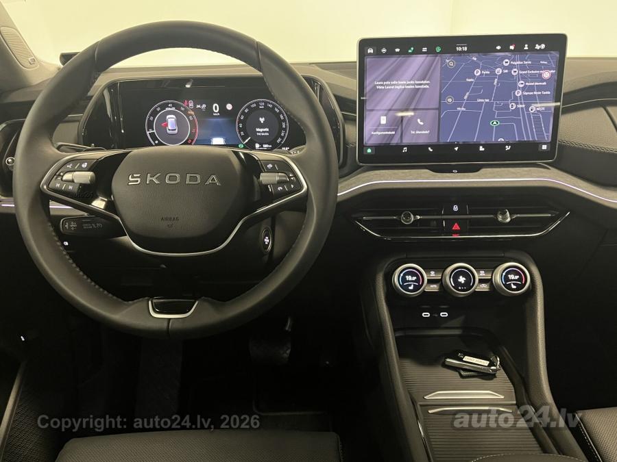 Grey Skoda Kodiaq 2026 in Tallinn, with an engine capacity of 1.50 L and mileage of 3 thousand km for 40500 €, photo 12 on AUTOMOTO.COM.LV