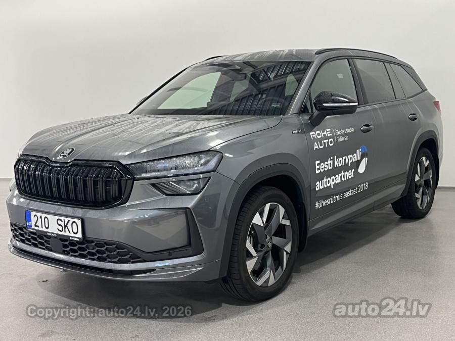 Grey Skoda Kodiaq 2026 in Tallinn, with an engine capacity of 1.50 L and mileage of 5 thousand km for 41900 €, photo 1 on AUTOMOTO.COM.LV