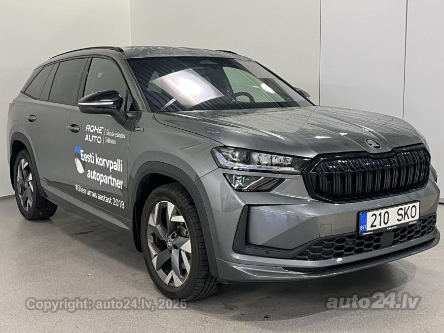 Grey Skoda Kodiaq 2026 in Tallinn, with an engine capacity of 1.50 L and mileage of 5 thousand km for 41900 €, photo 4 on AUTOMOTO.COM.LV