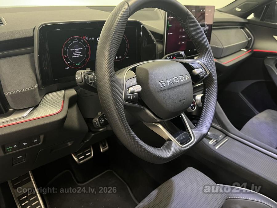 Grey Skoda Kodiaq 2026 in Tallinn, with an engine capacity of 1.50 L and mileage of 5 thousand km for 41900 €, photo 8 on AUTOMOTO.COM.LV