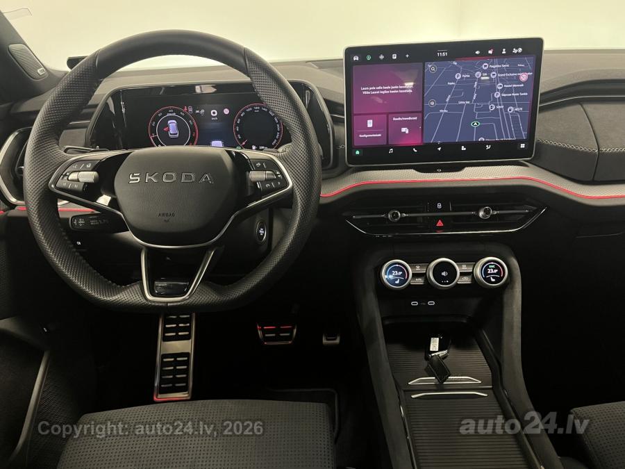 Grey Skoda Kodiaq 2026 in Tallinn, with an engine capacity of 1.50 L and mileage of 5 thousand km for 41900 €, photo 12 on AUTOMOTO.COM.LV