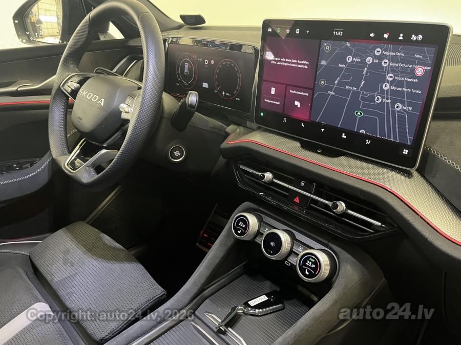 Grey Skoda Kodiaq 2026 in Tallinn, with an engine capacity of 1.50 L and mileage of 5 thousand km for 41900 €, photo 19 on AUTOMOTO.COM.LV