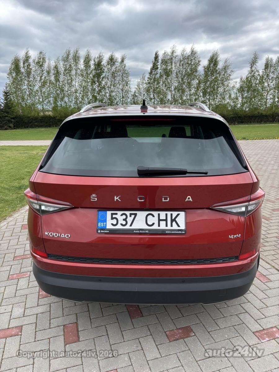 Orange Skoda Kodiaq 2022 in Tartu, with an engine capacity of 2.00 L and mileage of 130 thousand km for 26000 €, photo 5 on AUTOMOTO.COM.LV