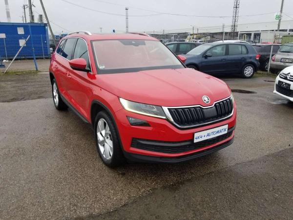 Red Skoda Kodiaq 2017 in Kaunas, with an engine capacity of 1.98 L and mileage of 330 thousand km for 13300 €, photo 10 on AUTOMOTO.COM.LV
